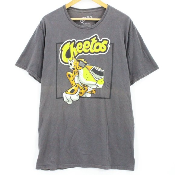 Cheetos | Shirts | Cheetos Tshirt Mens Casual Gray Short Sleeve Chester ...